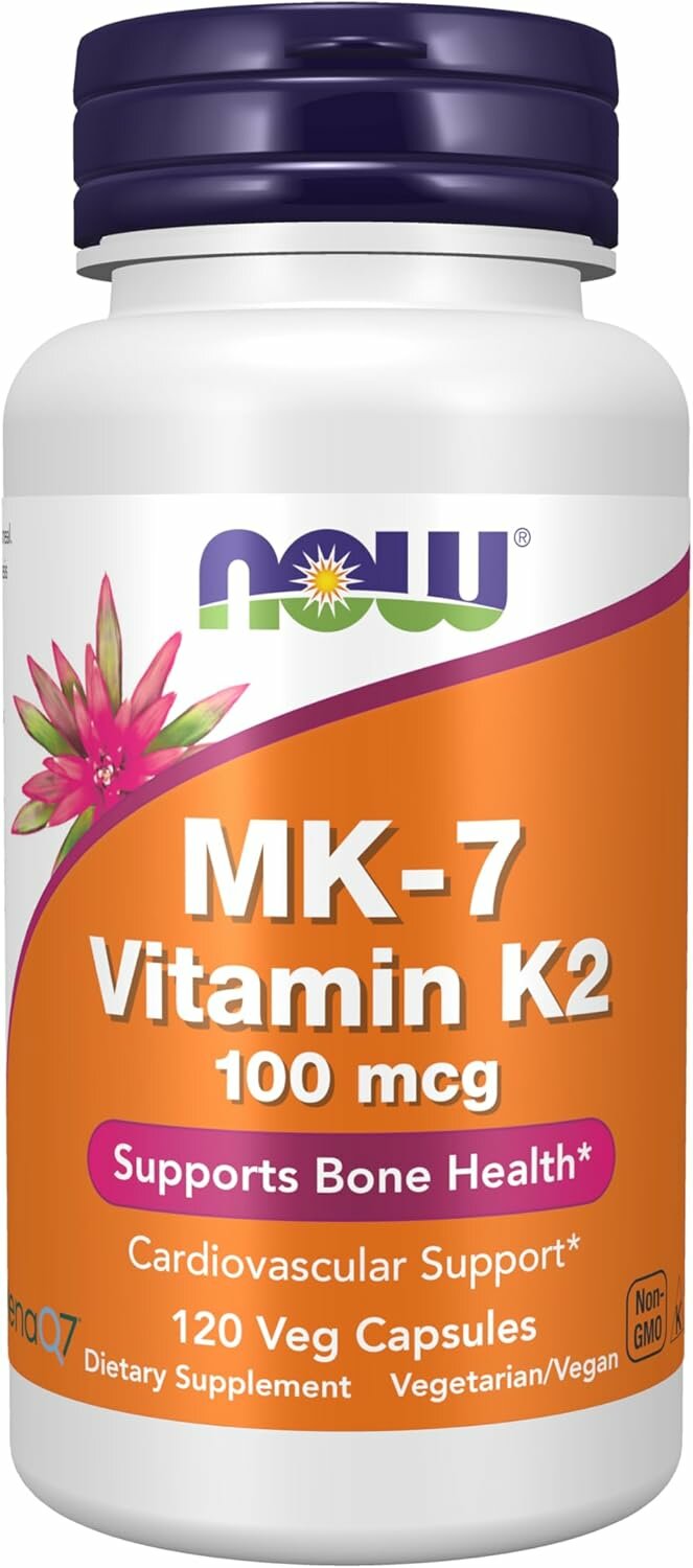 NOW MK-7 Vitamin K2 100 mcg 120 veg capsules (МК7 К2)