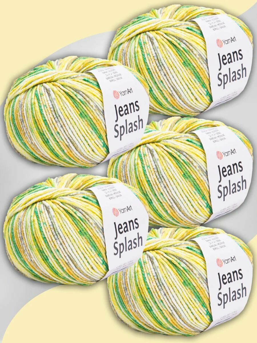 Пряжа для вязания YarnArt Jeans Splash 5 мотков, цвет 948