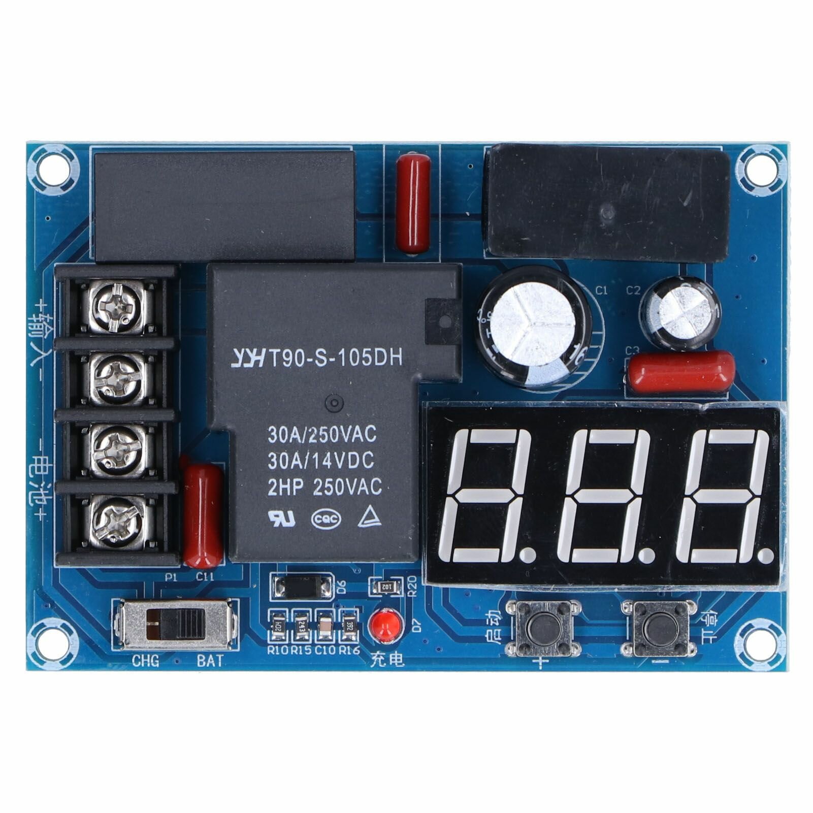 Контроллер заряда АКБ 8-120В с LED дисплеем