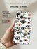 Чехол на Apple iPhone 13 mini / Айфон 13 мини с принтом "Глаза акварель"