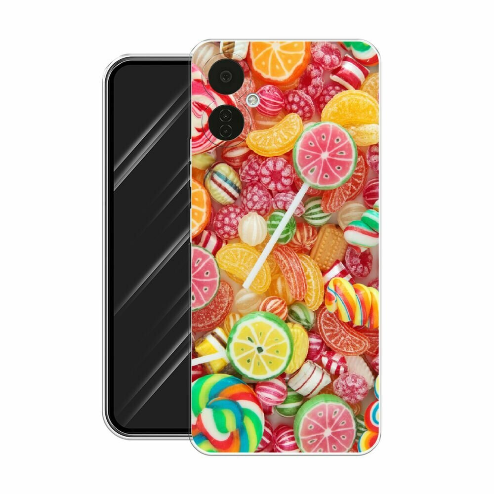 Чехол на Tecno Camon 19 Neo / Техно Камон 19 Нео с принтом Вкусняшки — фото 1