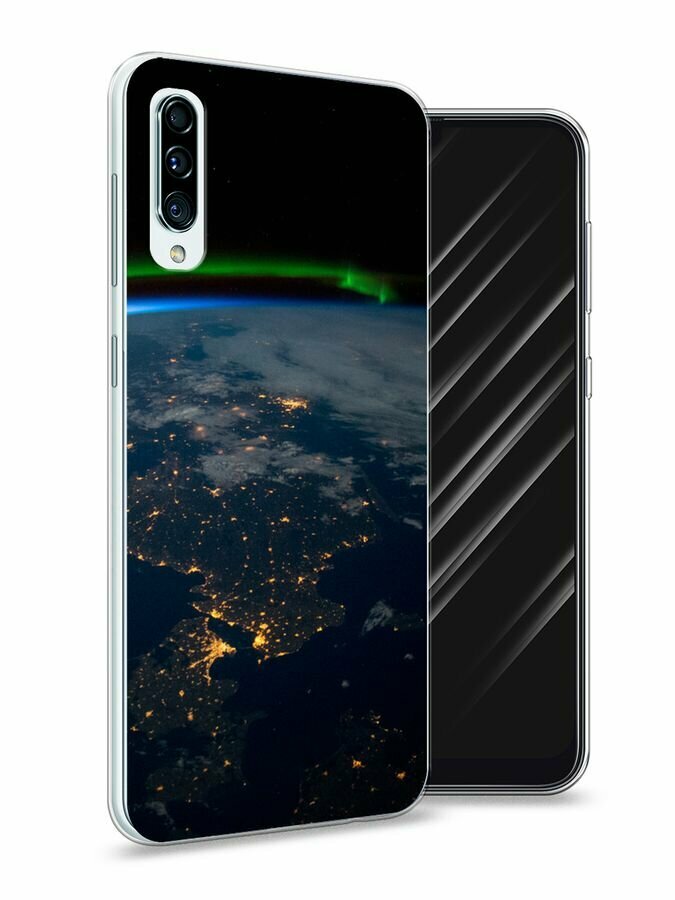 Чехол на Samsung Galaxy A50/A30s / Самсунг Галакси A50/A30s с принтом "Земля из космоса"