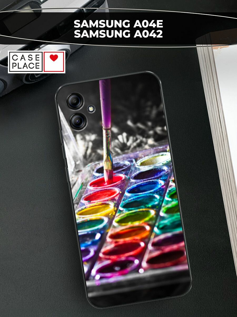 Чехол на Samsung Galaxy A04e / Самсунг A04e с принтом "Палитра красок"