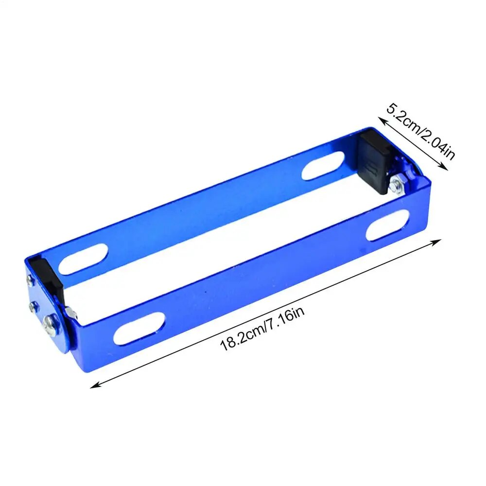 Крепление номерного знака мотоцикла, регулируемый кронштейн для крепления номерного Синий, Blue