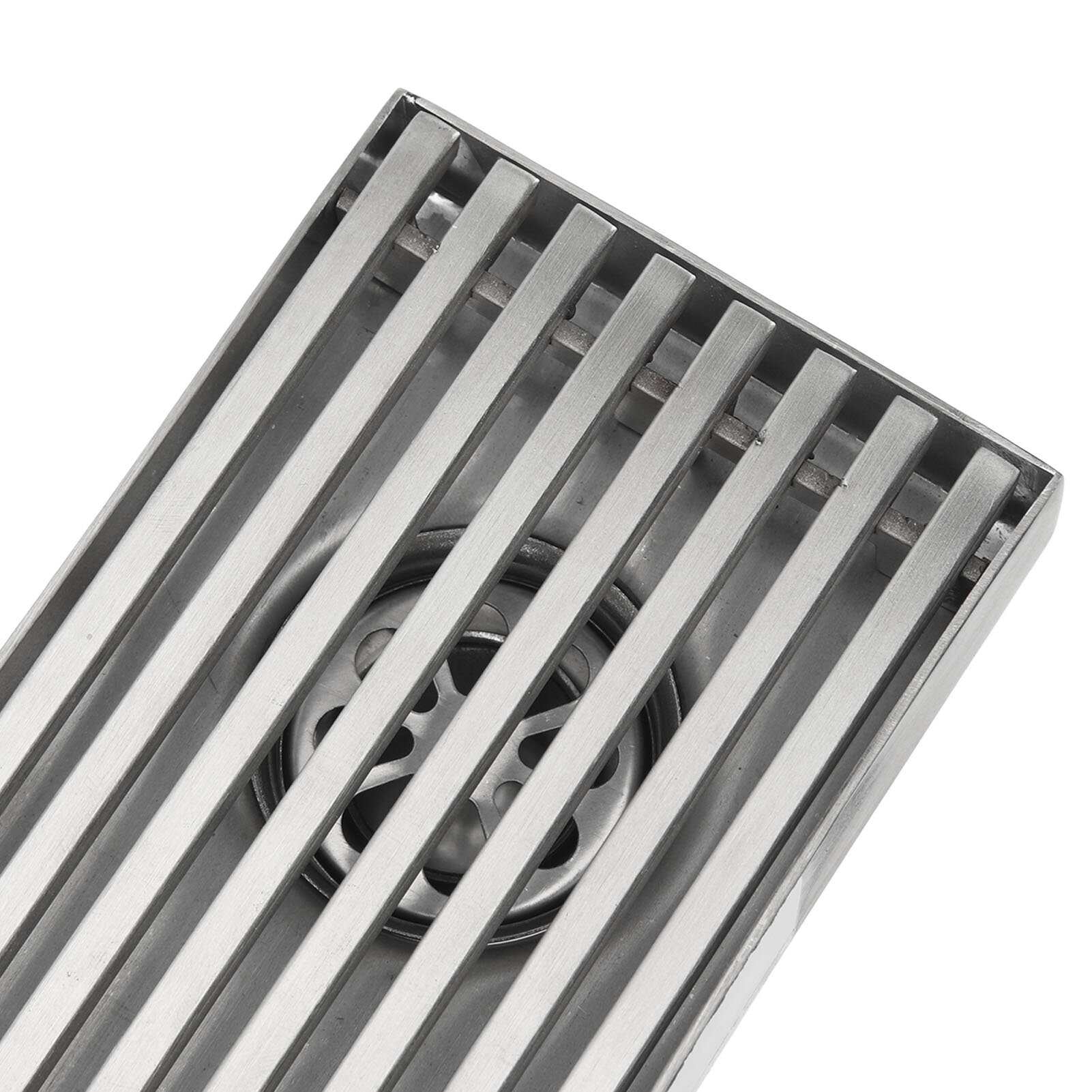 Линейный слив для душа из нержавеющей стали, устойчивый к запаху прямоугольный слив в пол для дома, ванной комнаты, балкона, боковое отверстие