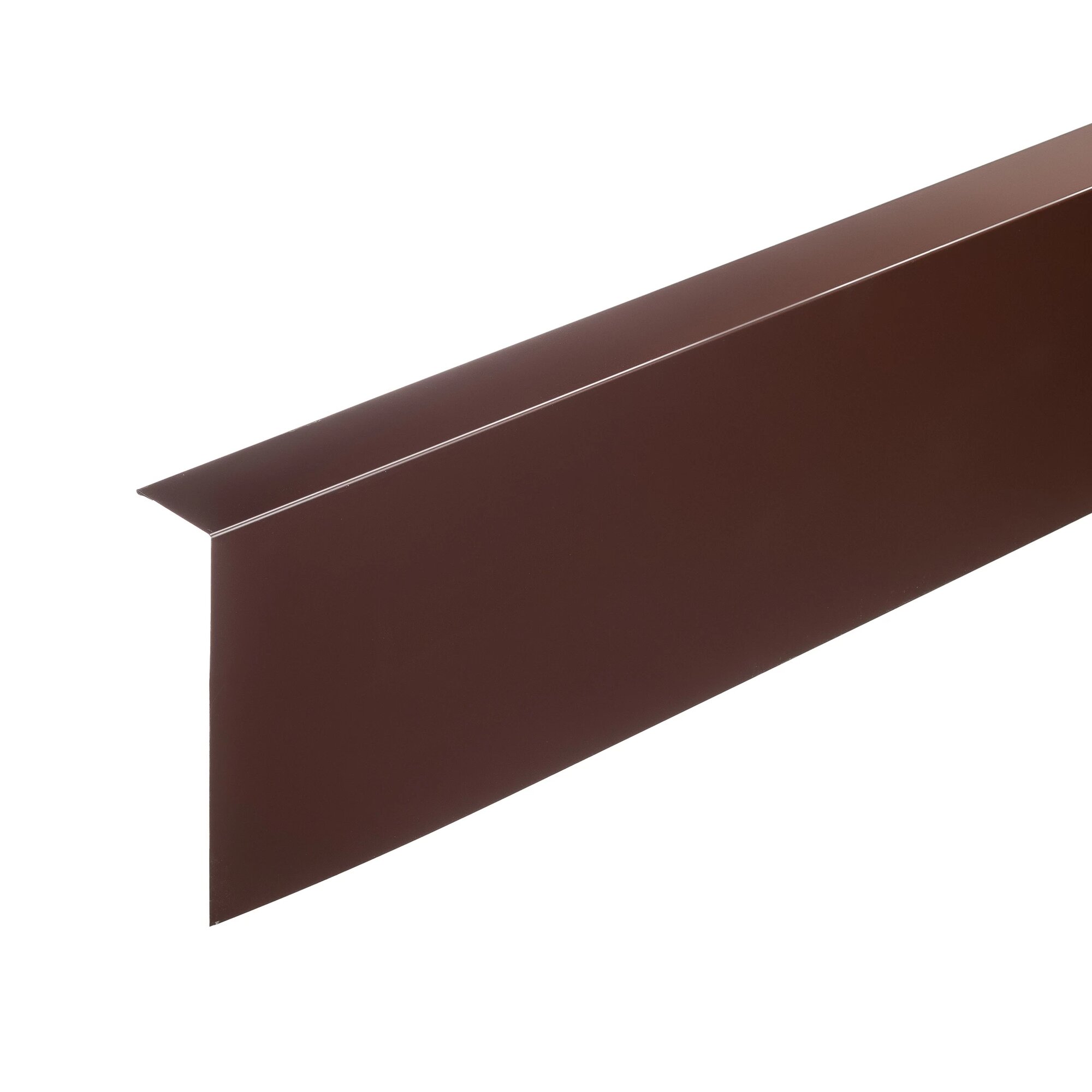 Планка лобовая металлическая Grand Line коричневая RAL 8017 2 м Grand Line 74556/424472
