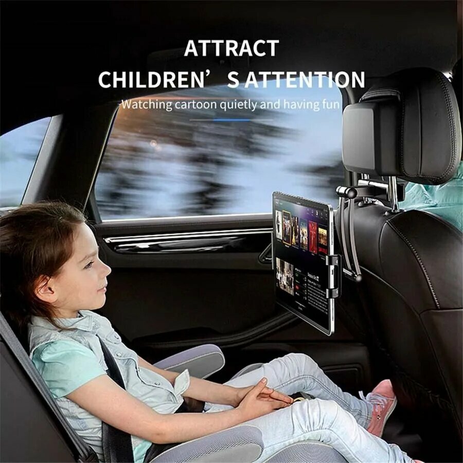 Универсальная Подставка для Планшета На Заднем Сиденье Автомобиля, Держатель для Подголовника для iPad Air 2 3 4 5 6 Mini 1 2 3, Держатели Для Планшетных ПК Для Xiaomi Huawei Pad 4-10,5 Дюймов