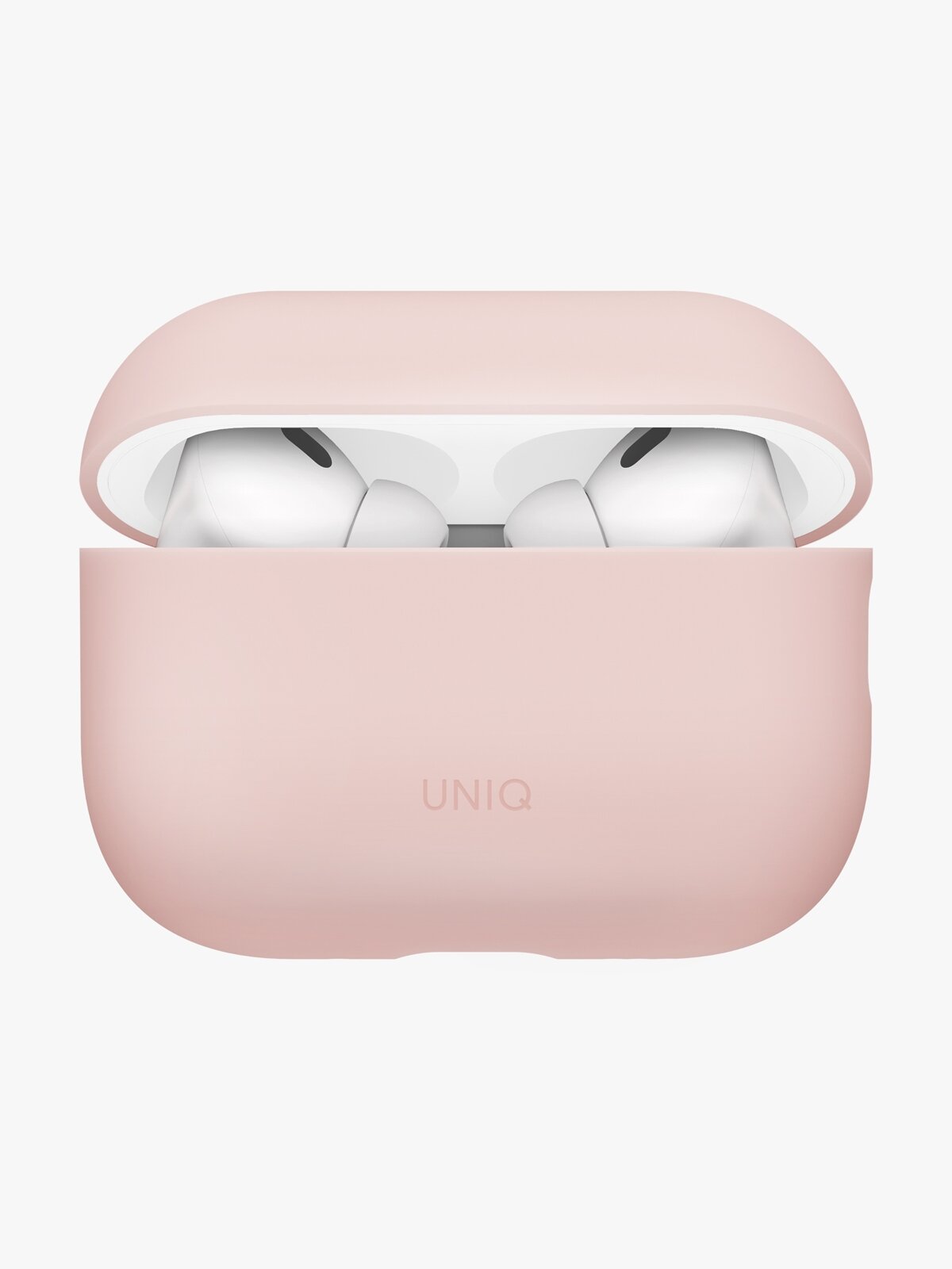 Uniq силиконовый чехол со шнурком для Airpods Pro 3, LINO Liquid silicone Blush Pink