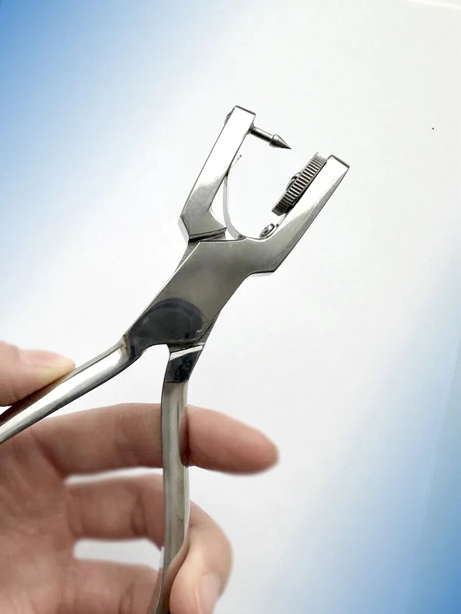 Пробойник для Раббердама, медицинский, нержавеющая сталь, Пакистан