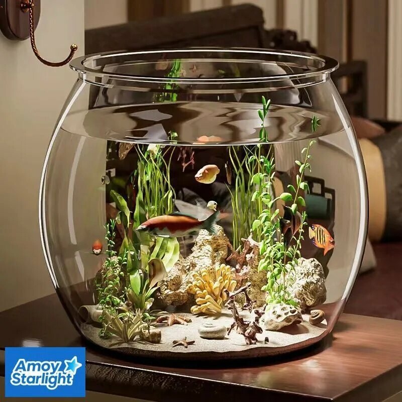 Круглый аквариум, сломать нельзя