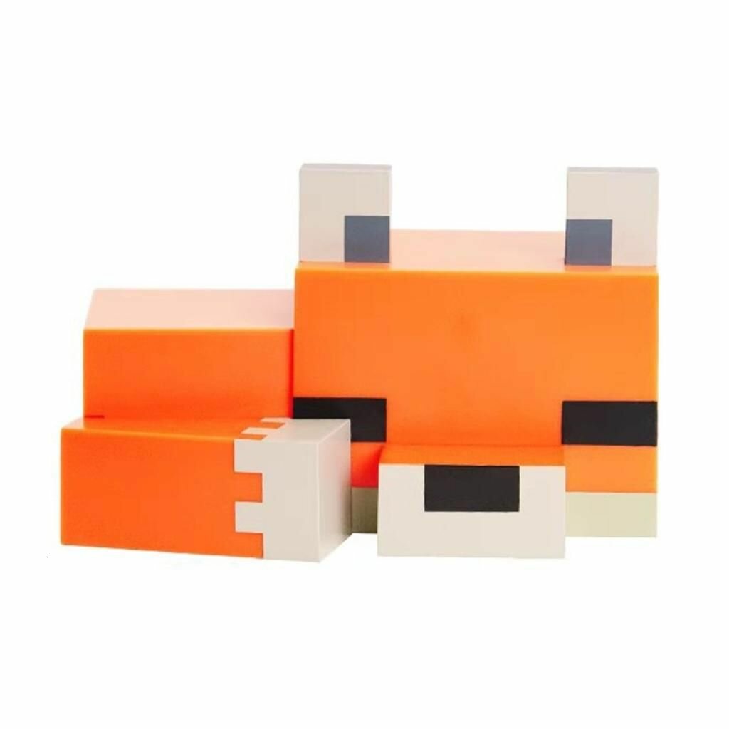 (1 шт.) Ночник в форме лисы Minecraft (включая батарейку)