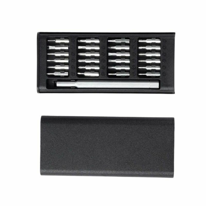 Набор отверток 24 в одном, прецизионный магнитный ремонт, универсальный ремонт мобильных телефонов и компьютеров-алюминиевая ручка