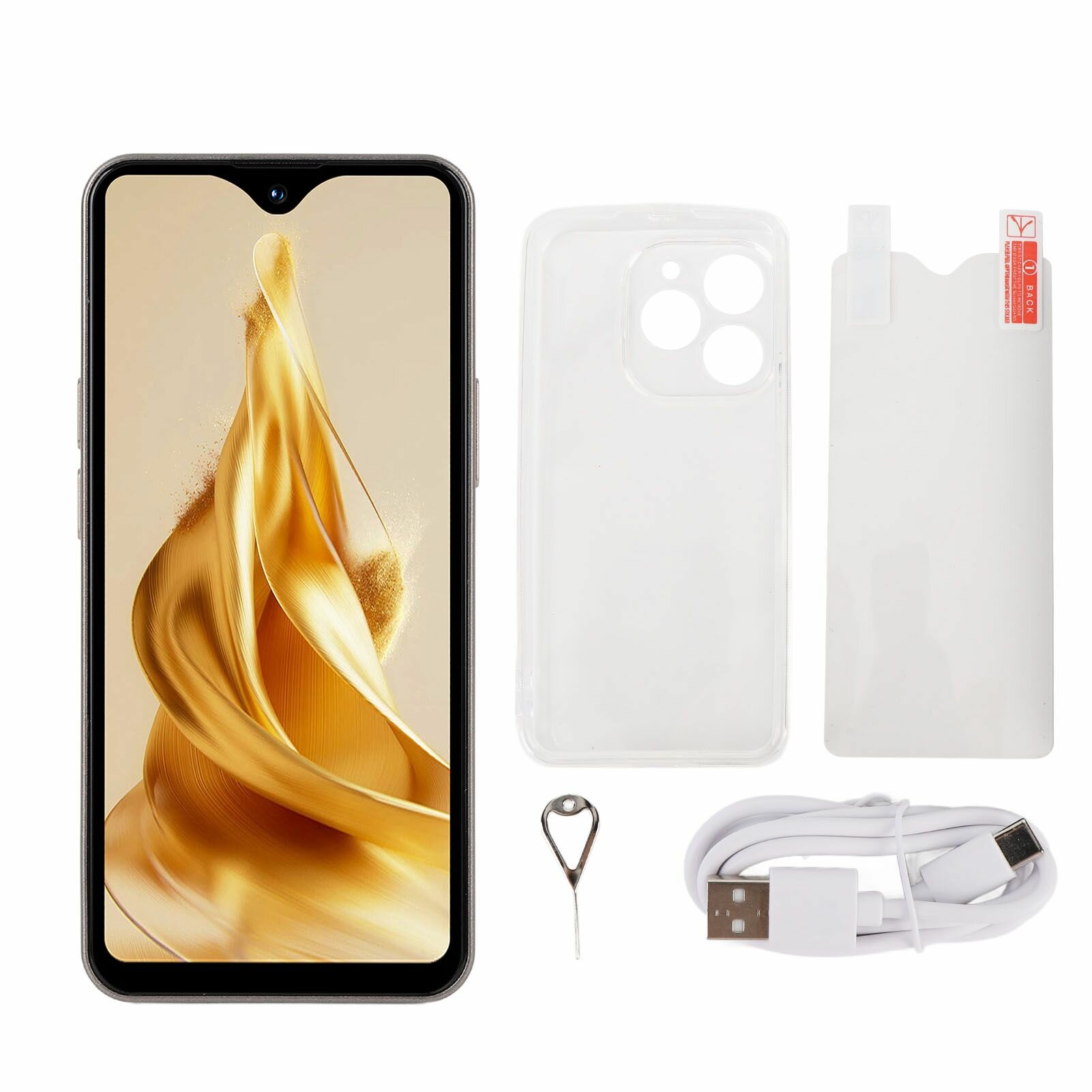 Компактный смартфон 4.3" 2/16GB Android 8.1 (черный)