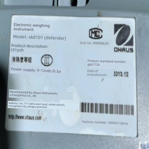 Заменяющий адаптер питания OHAUS PR XK8101 для старых моделей, 12 В, зарядное устройство для лабораторных весов