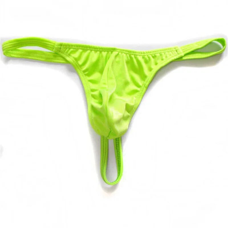 Мужские стринги и G-string из нейлона L-3XL Зеленый, L, Green