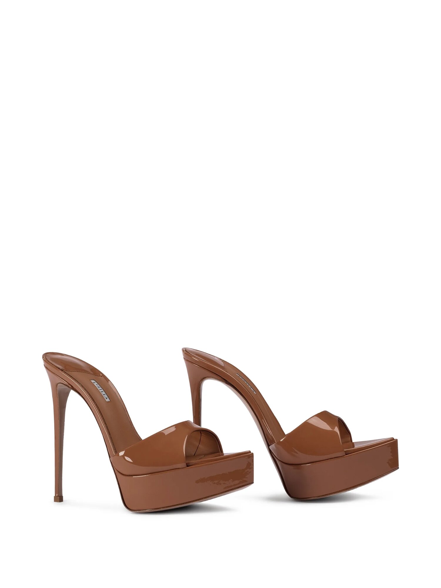 Босоножки Le Silla Platform-heel sandals, размер 37.5, коричневый — фото 1