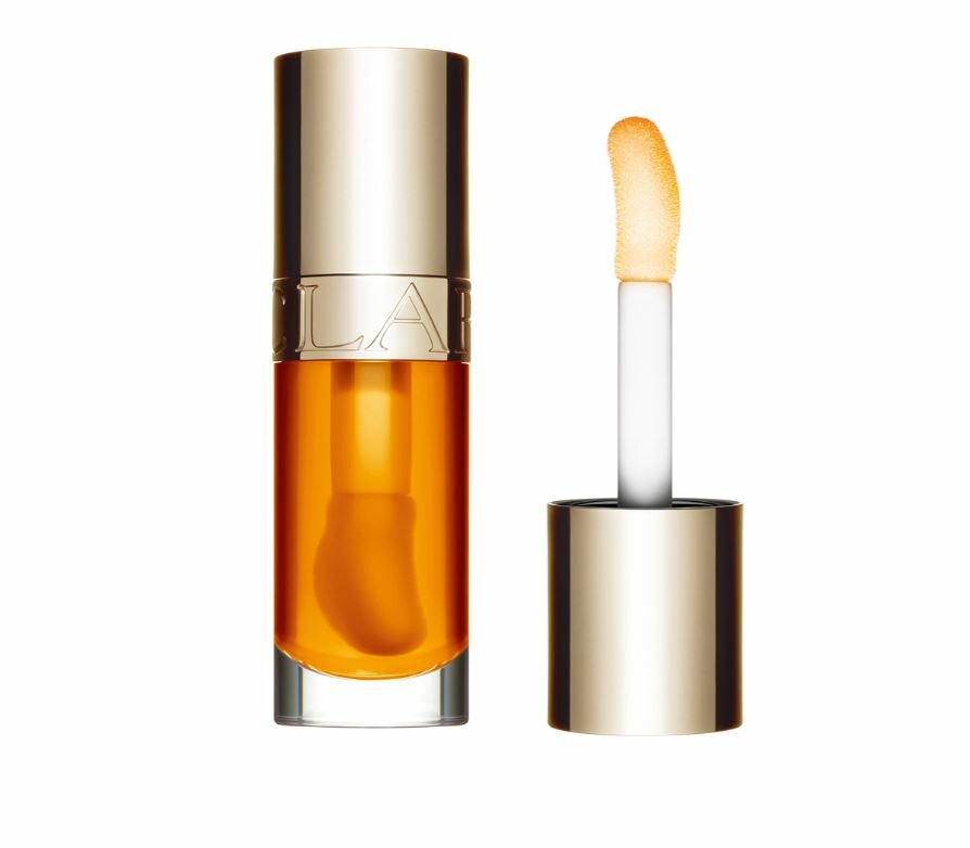 Clarins масло-блеск для губ Eclat Minute Instant Light Lip Comfort Oil, 01 honey