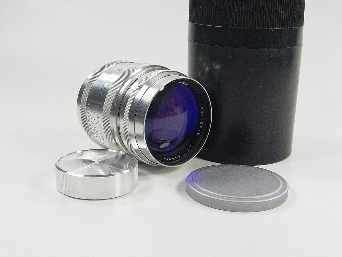 Портретный объектив. Красногорск 1960. Юпитер-9 f/2 85мм М39 дальномерный, на беззеркалки. Полностью обслужен.