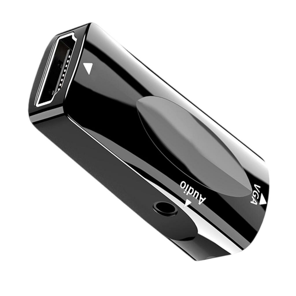 Адаптер HDMI–VGA с аудиовыходом, Черный - Женщина к женщине