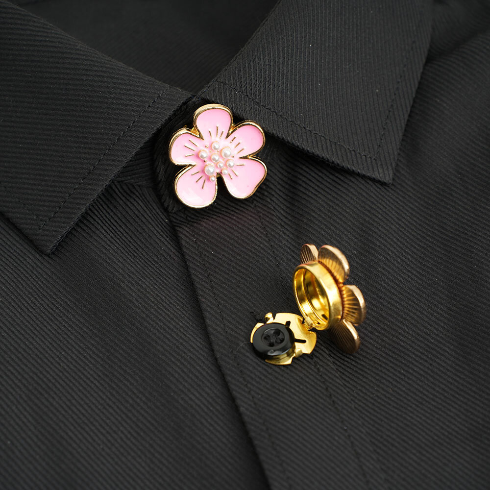 Накладки декоративные клипсы для пуговиц, Красивые аксессуары для одежды, Зажим для запонок на рубашке