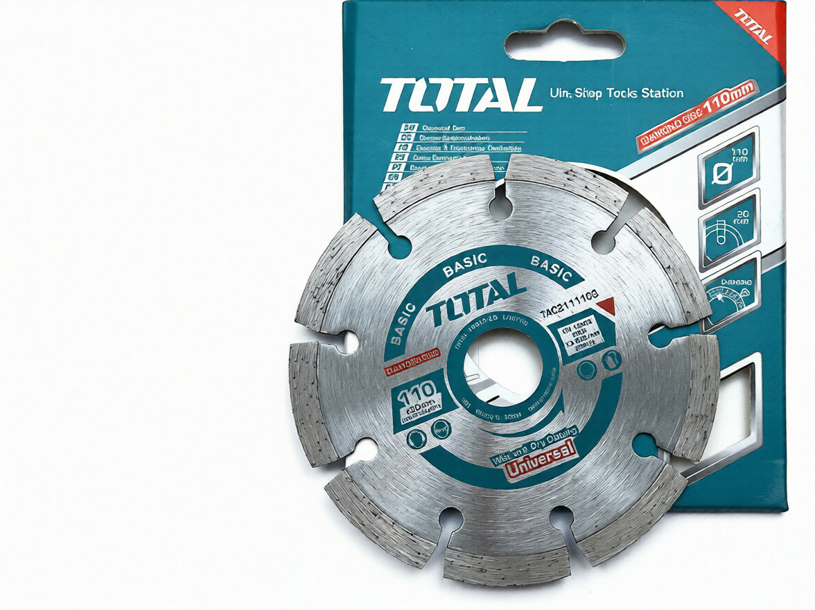 Алмазный диск сегментированный 110x20mmx7.5mm TOTAL TAC2111103