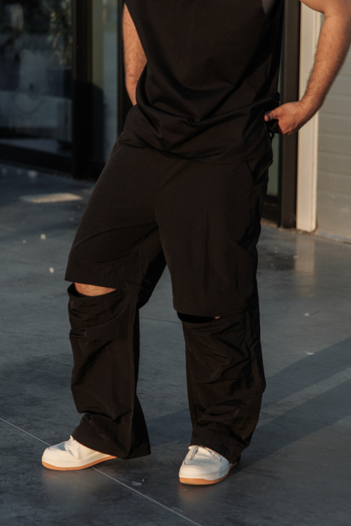 Брюки карго 2 в 1: брюки и шорты