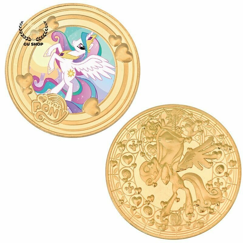 Новейшая серия анимационных монет Moon Universe 2026 года, недельные значки, детские подарочные коллекционные монеты