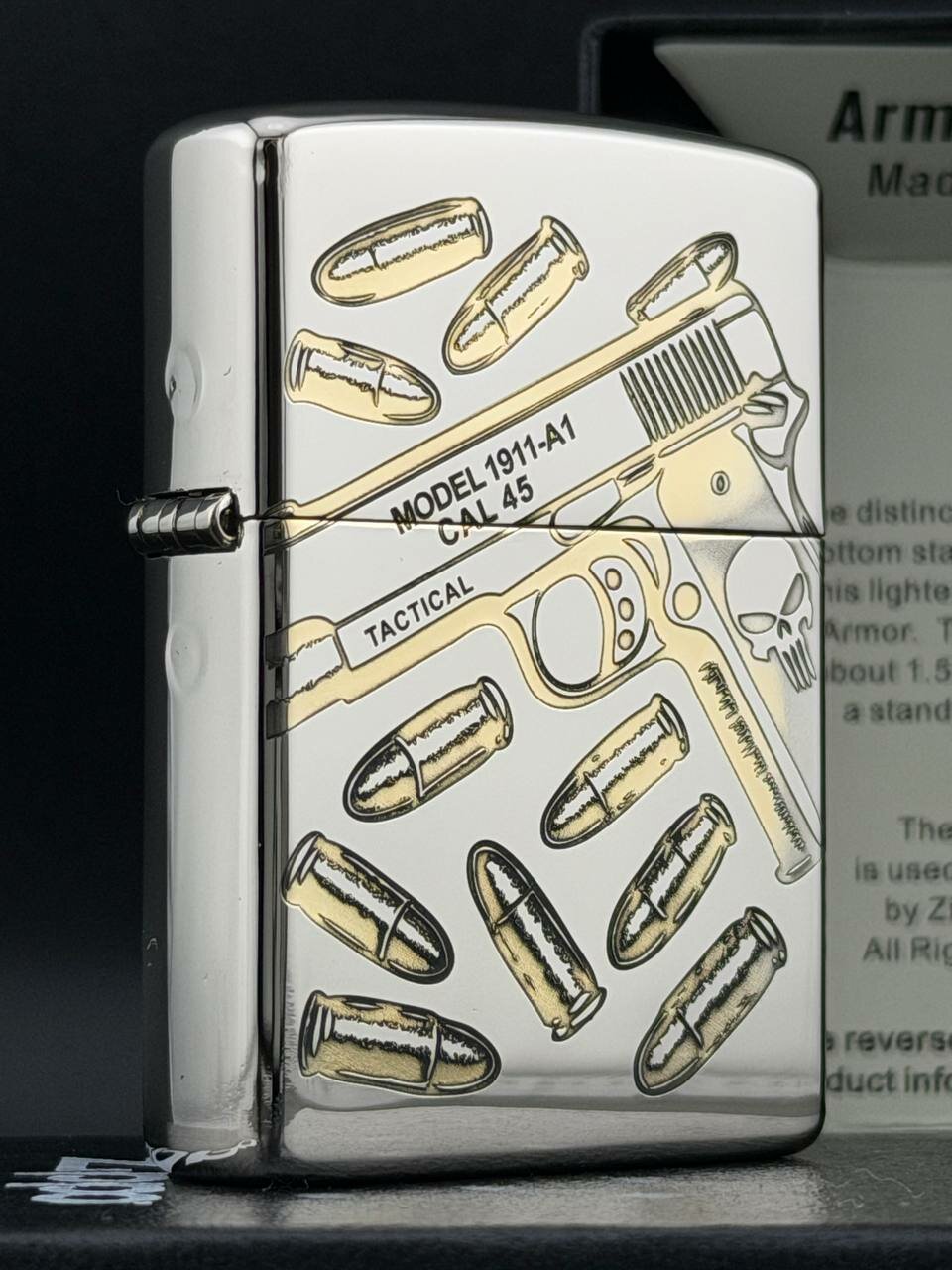 Зажигалка Zippo Armor Colt M1911