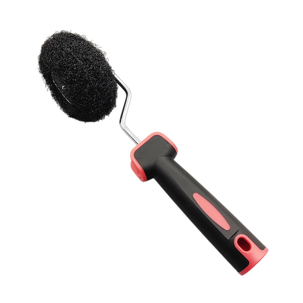 Роликовая Малярная Кисть Из Полиэстера Высокой Плотности Для Точного Углового Нанесения Инструмента Для Покраски Стен Эргономичным Удлинителем Ручки