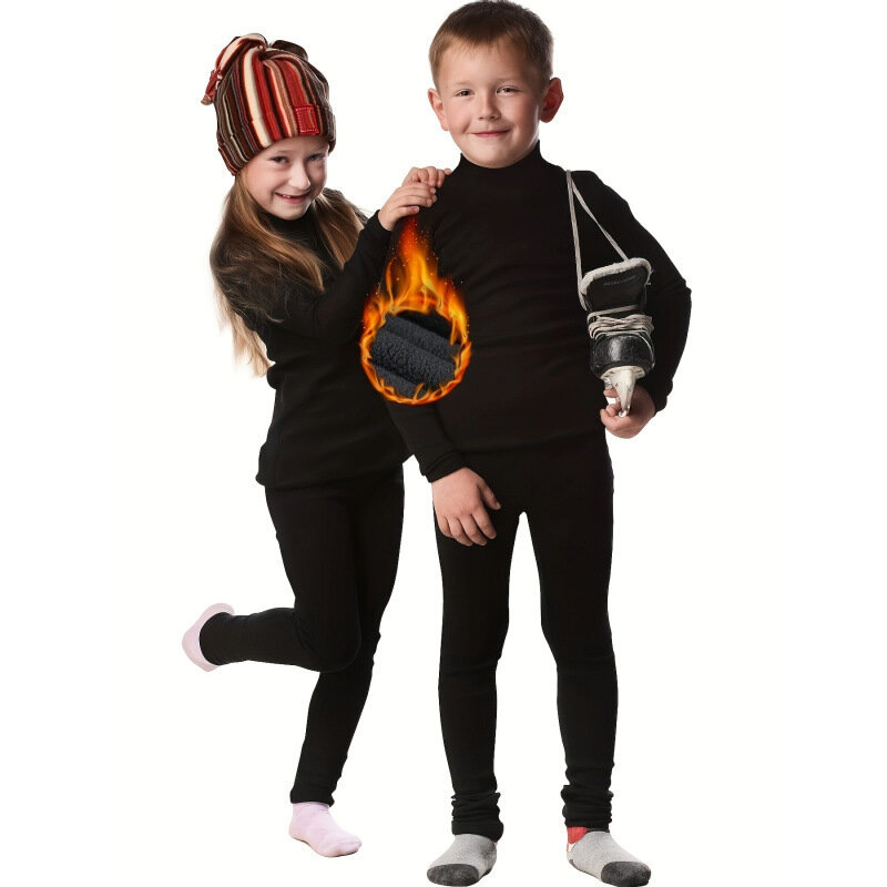 ⭐Набор теплого компрессионного белья для мальчиков, модель для дропшиппинга на осень, праздничный декор⭐