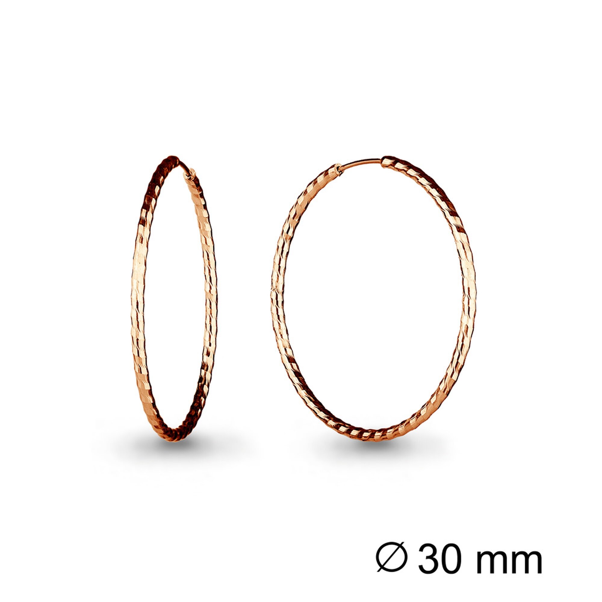 Серьги конго, серебро, 925 проба, золочение