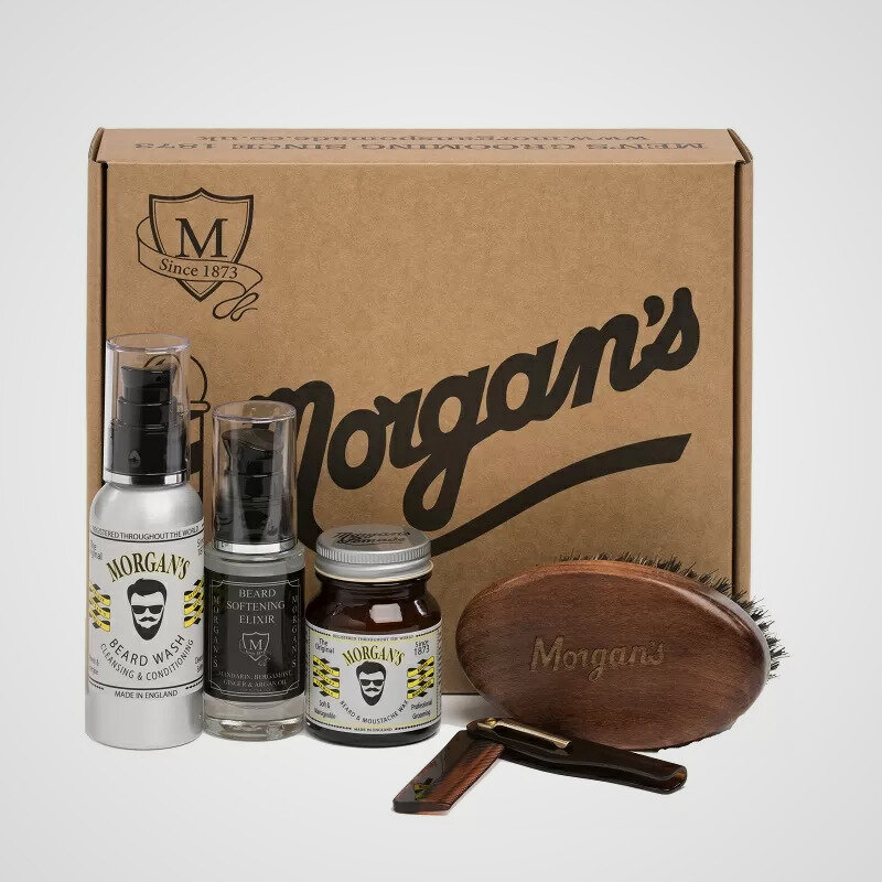 Подарочный набор для ухода за бородой Morgans Pomade Beard Gift Set Набор 1 шт