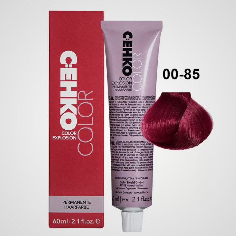 Color Explosion Крем-краска для волос 00/85 Розовый/Rose 60 мл C: EHKO Color Explosion Краска 60 мл