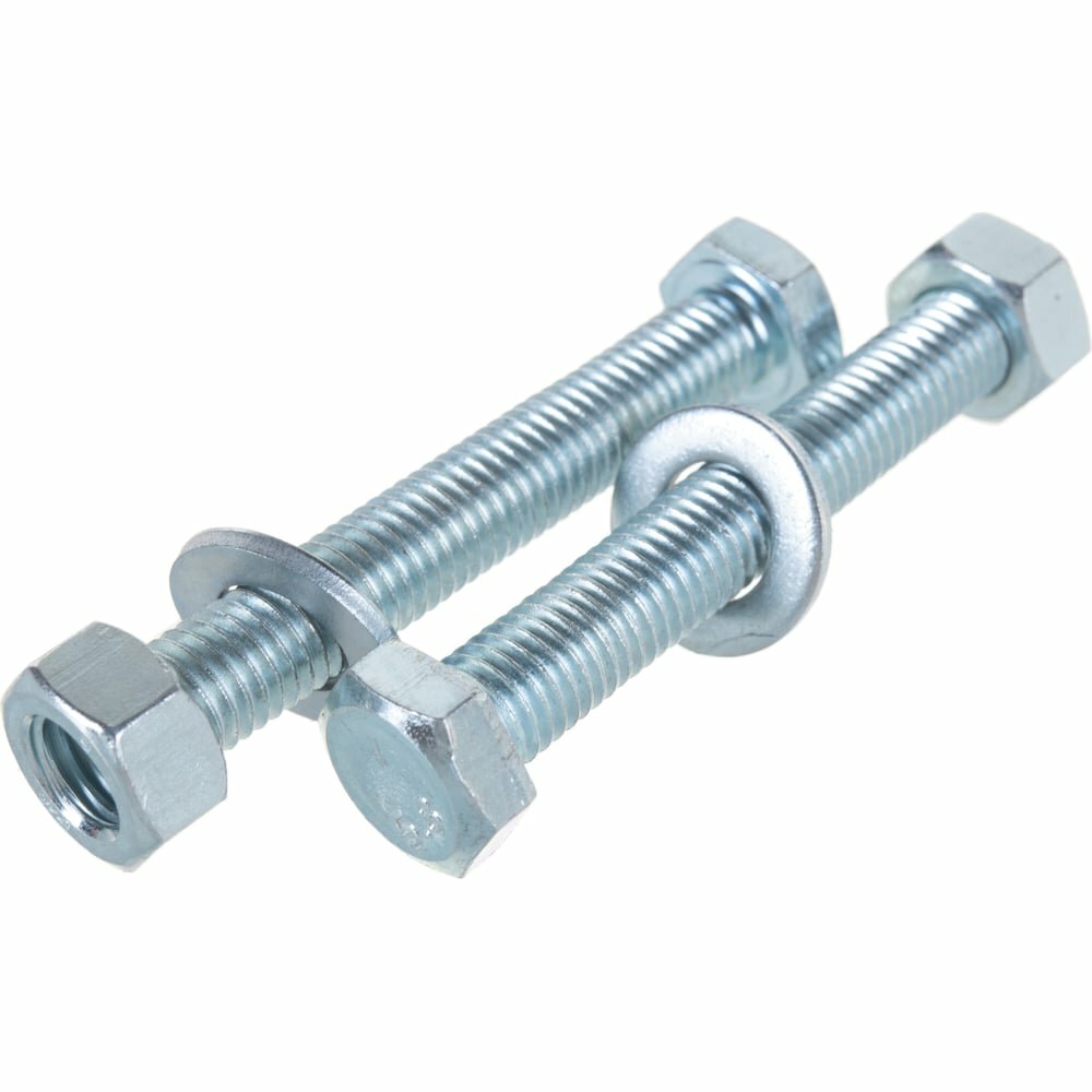 Набор болтов качественный крепеж 12/80 DIN933 (7 шт.)