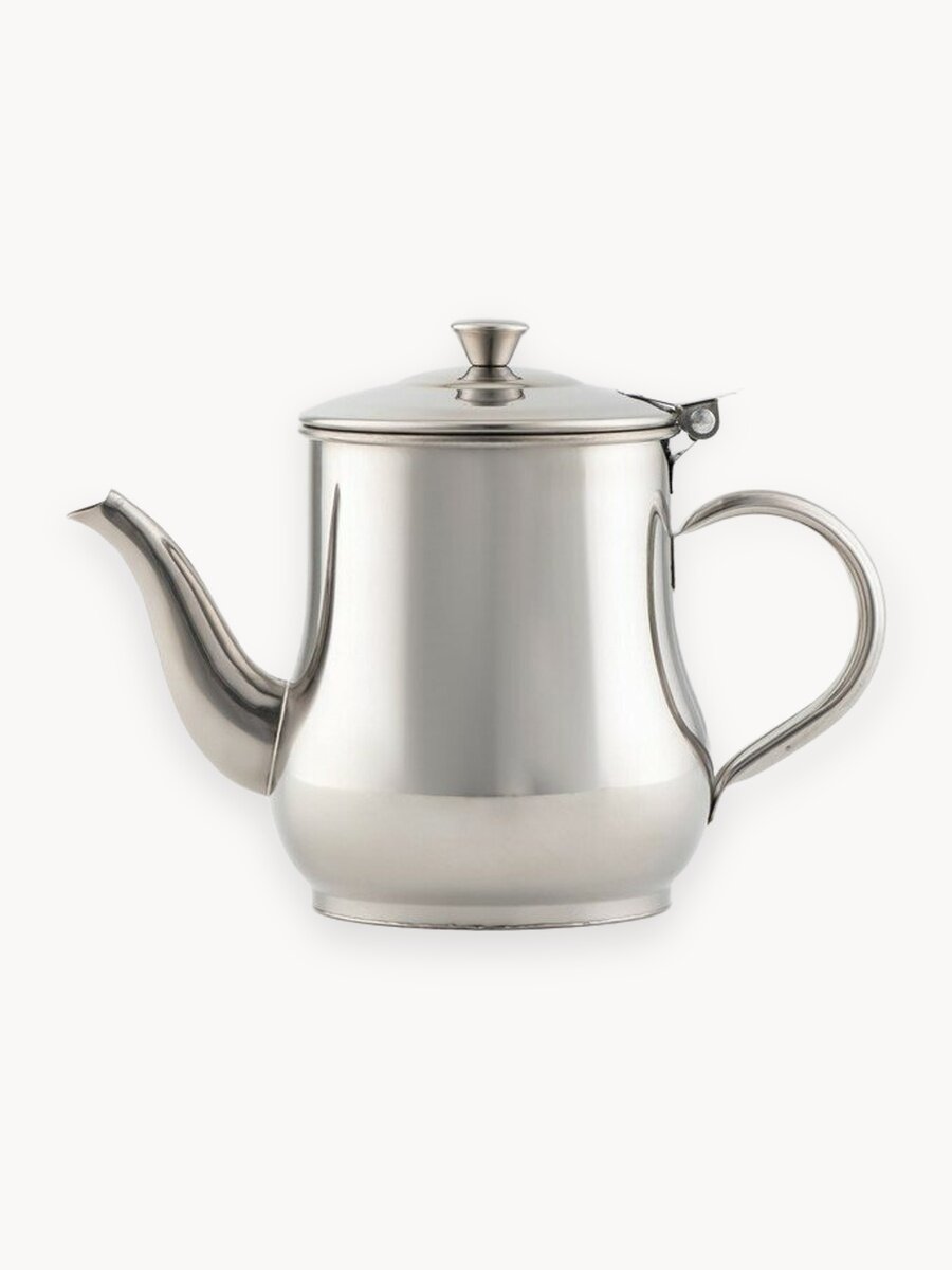 Чайник заварочный для чая из нержавеющей стали «Султан», 600 мл, 201 сталь, цвет серебристый