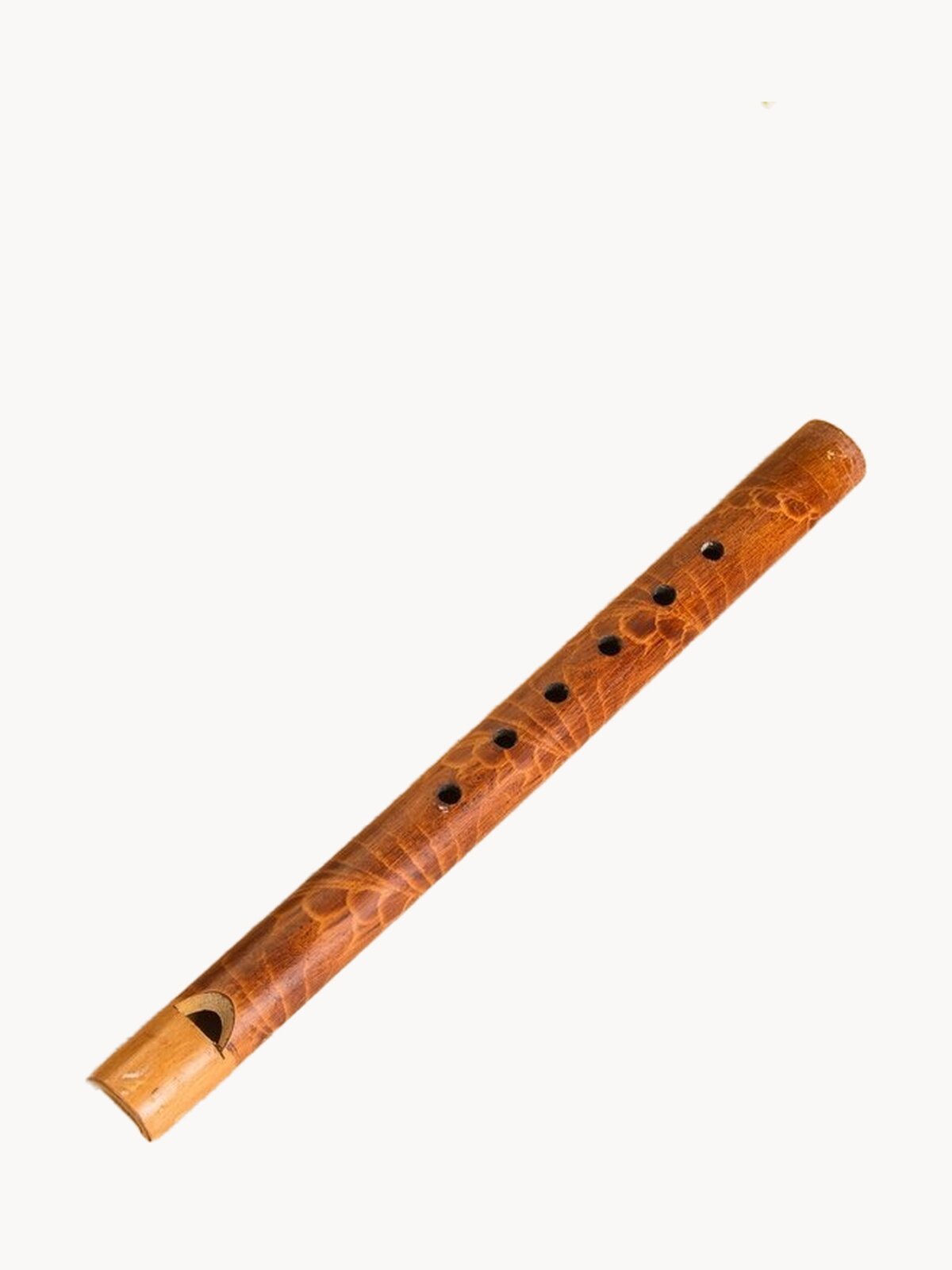 Сувенирный музыкальный инструмент "Флейта" бамбук, цв. коричневый, 30х2х2 см