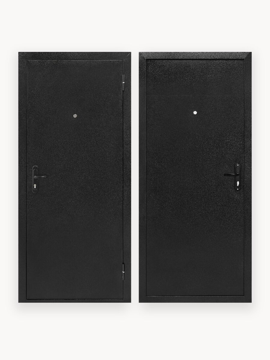 Дверь металлическая Форпост 52 860х2050, правая, сталь, черная