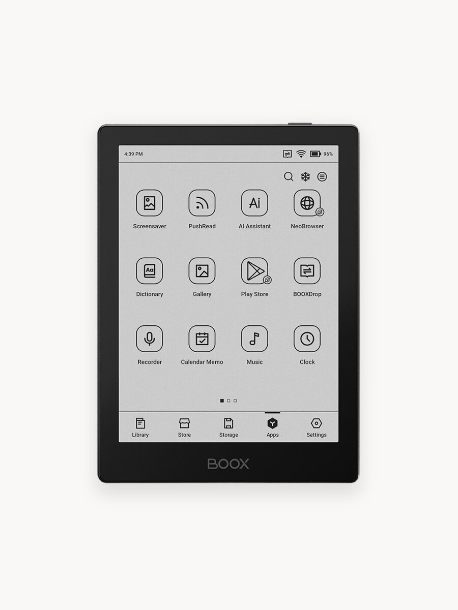 Электронная книга ONYX BOOX Go 6 с чехлом (E Ink Carta Plus 6", 32ГБ, Android 11).