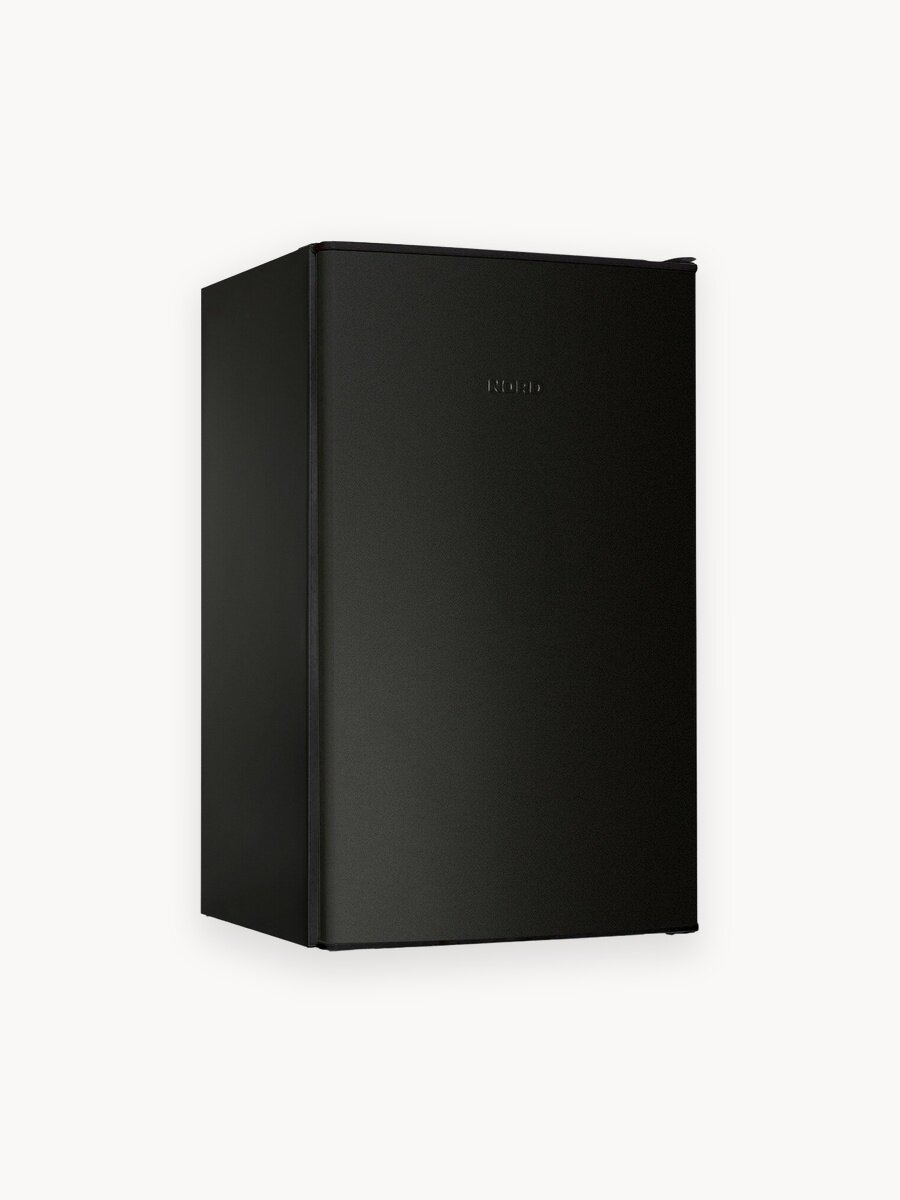 Холодильник NORD NR 403 B, объем 111 л, перенавешиваемая дверь, однокамерный, НТО, черный матовый