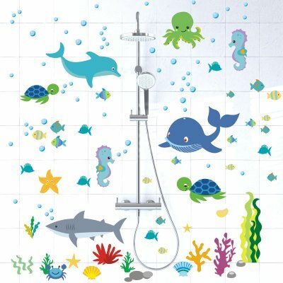 Наклейка интерьерная на стену «Детские наклейки в ванную»