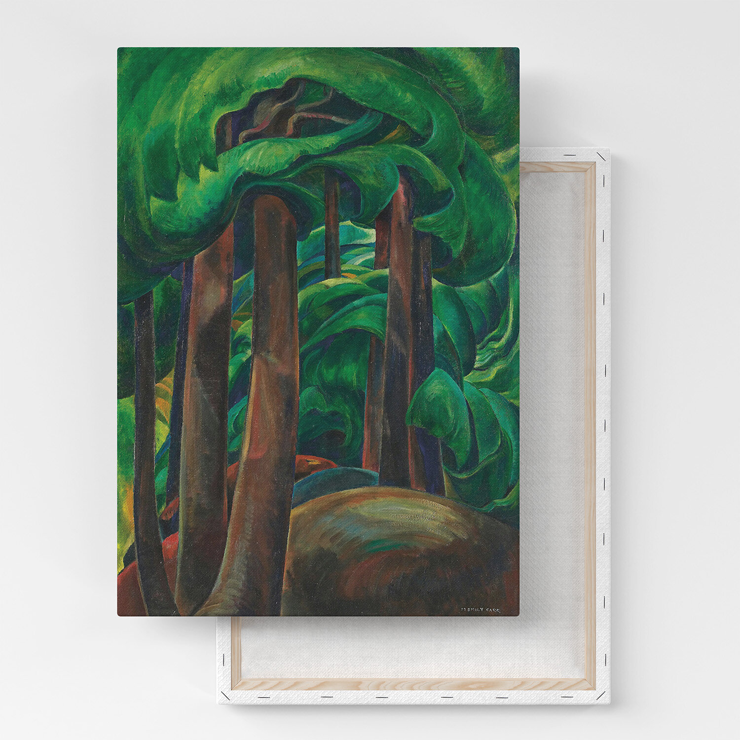 Картина на холсте, репродукция / Эмили Карр - Western Forest / Размер 30 x 40 см