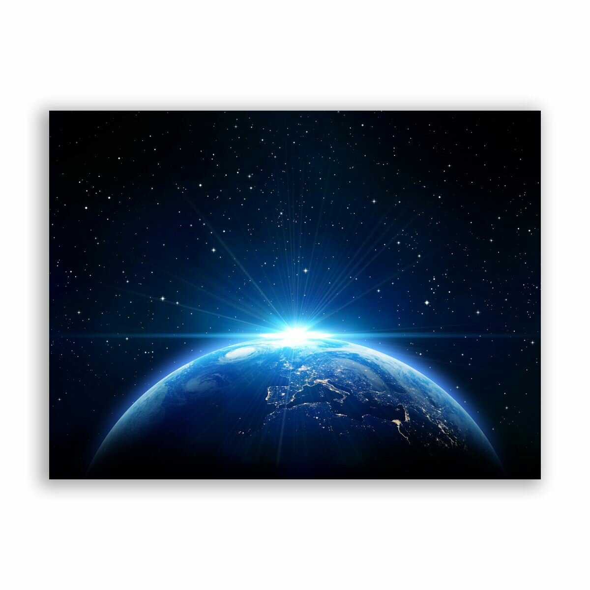 Постер, плакат на бумаге / Earth / Земля / Размер 60 x 80 см