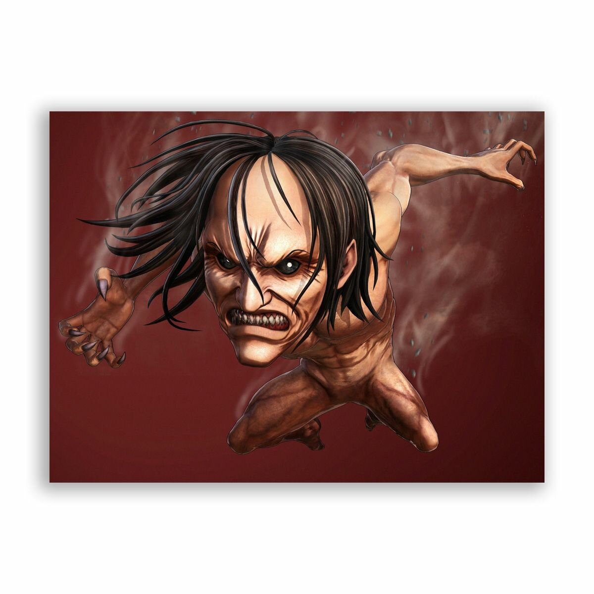 Постер, плакат на бумаге / Атака Титанов: Зубастый Титан / Размер 30 x 40 см