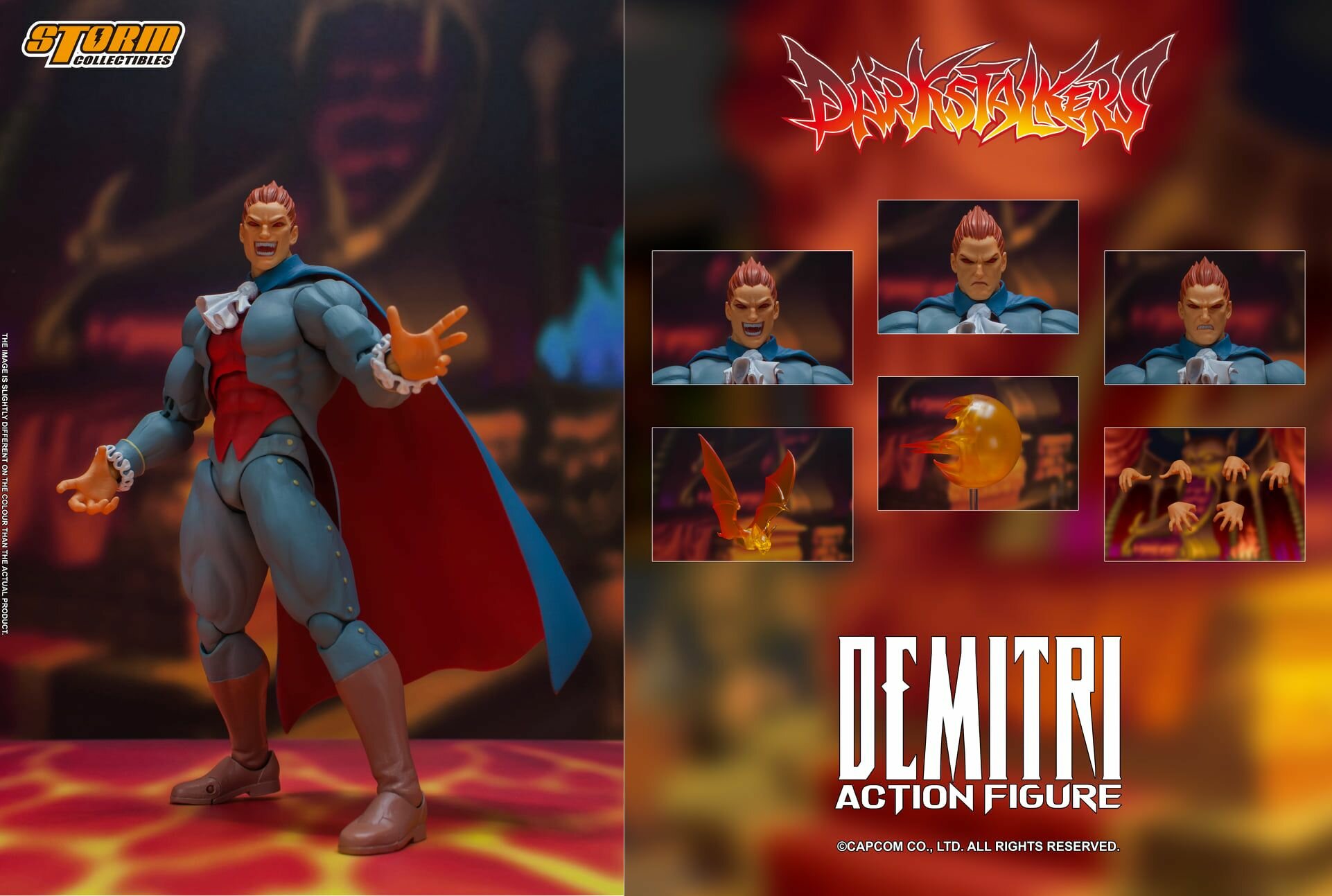 Фигурка Демитрий Максимофф - Темные Сталкеры. Demitri Maximoff - Darkstalkers. Storm Collectibles