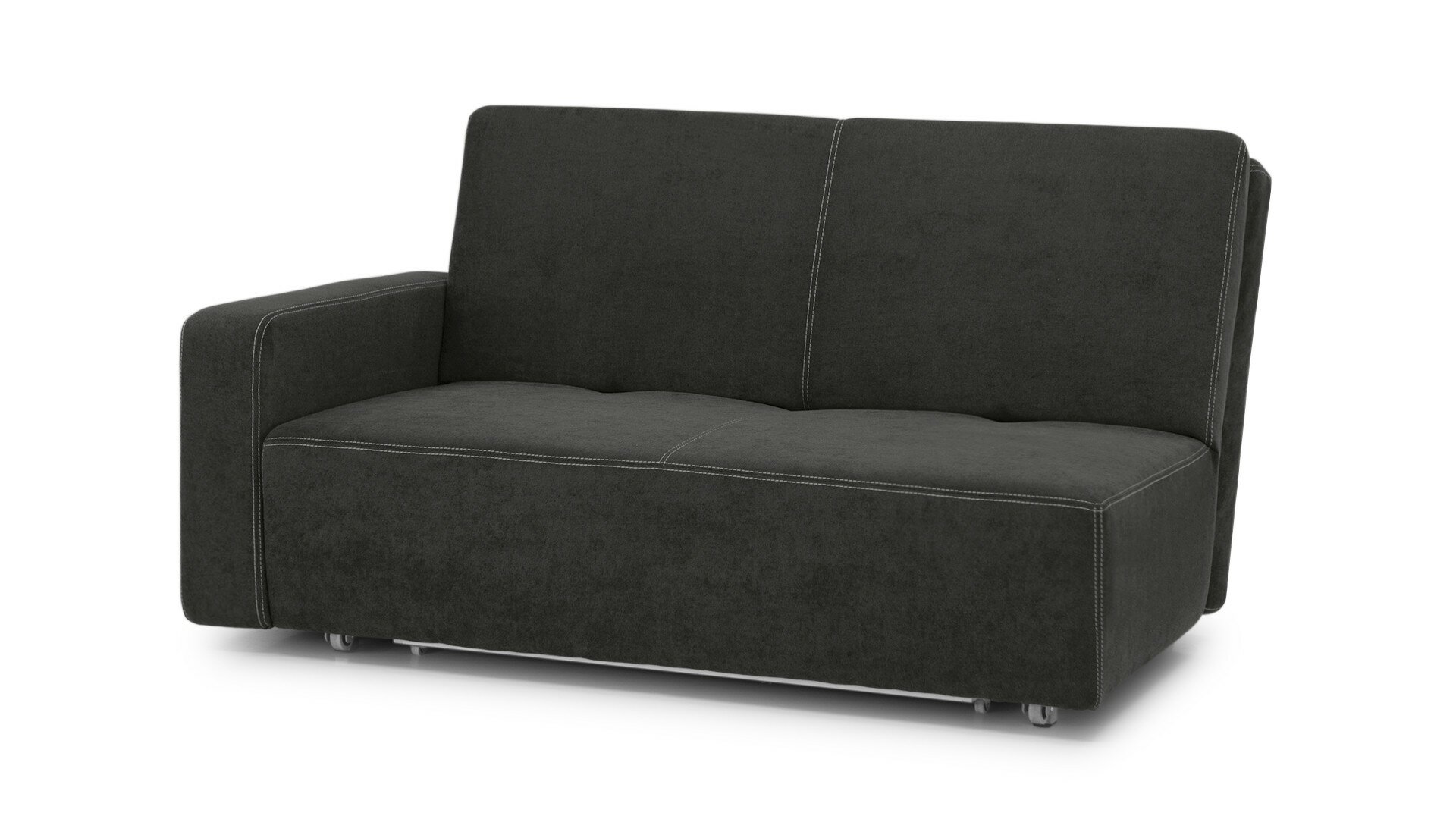 Диван Лорма Vivaldi 37 NEW 172x100x86 см, серый Велюр, аккордеон GOODFORM