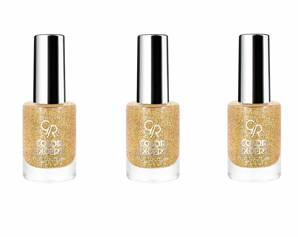 Golden Rose Лак для ногтей Color Expert, тон 604, 3 шт