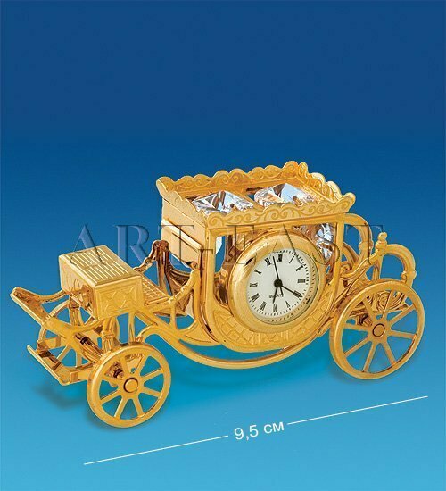 Фигурка с часами Карета (Юнион) AR-4050/ 6 113-70000