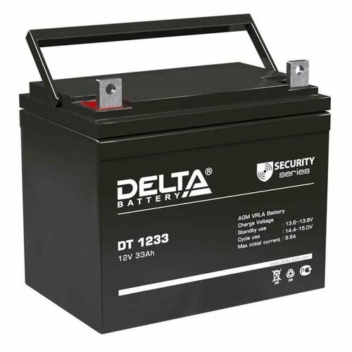 Аккумуляторная батарея Delta DT 1233 для ИБП 12В, 33Ач
