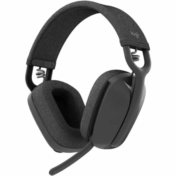 Гарнитура Logitech ZONE Vibe 100 серый, беспроводная, Bluetooth, до 20 ч