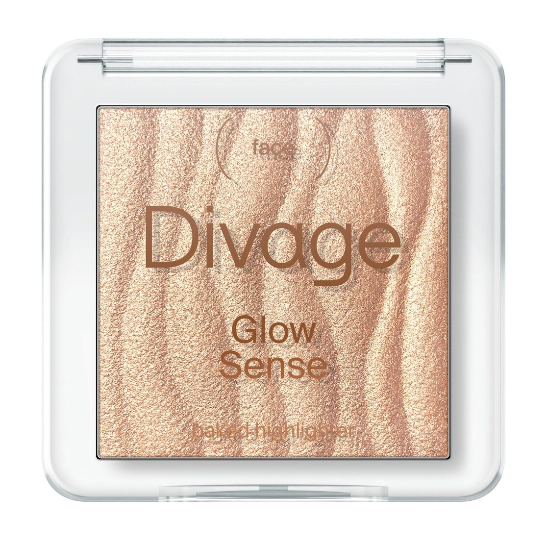 DIVAGE Хайлайтер для лица запеченный Glow Sense Baked Highlighter, 15 г, 03